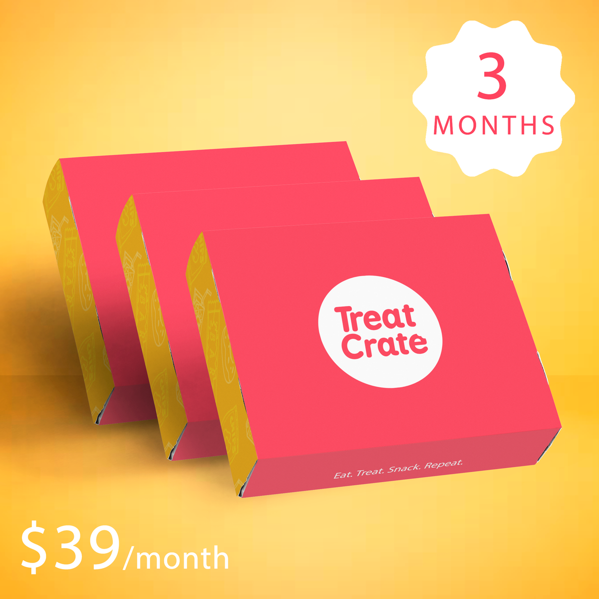 3 Month Gift - Monthly Gift Box Subscriptions – Treat Crate